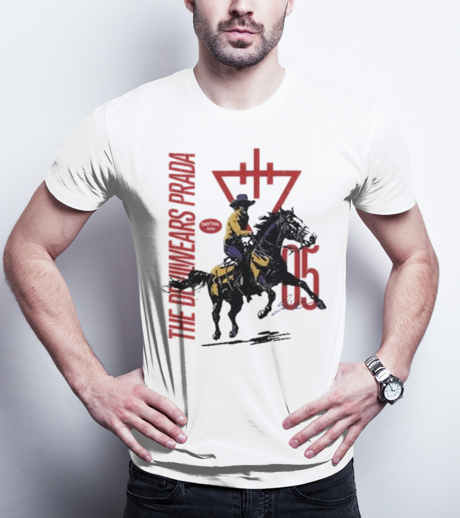 THE DEVIL WEARS PRADA DAYTON OHIO 06 COWBOY HORSE RIDER T-Shirt