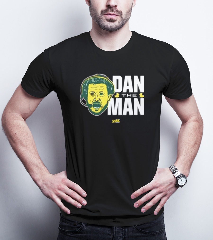 Dan Lanning Oregon Dan The Man Ducks Coach Headset Face T-Shirt