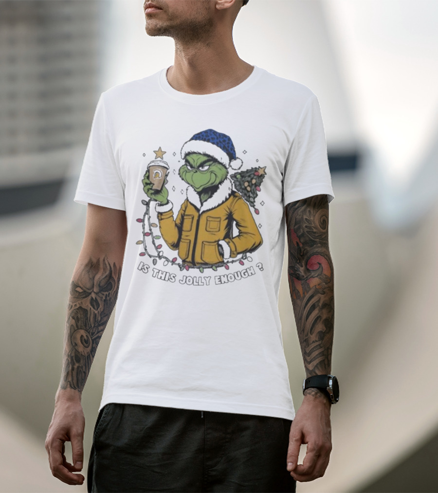 San José State Spartans Grinch Christmas Is This Jolly Enough? T-Shirt