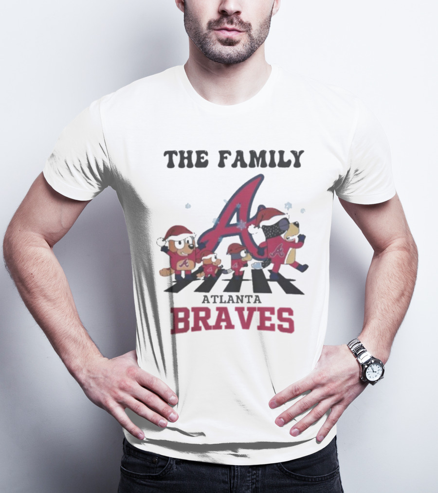Atlanta Braves The Family Merry Christmas T-Shirt