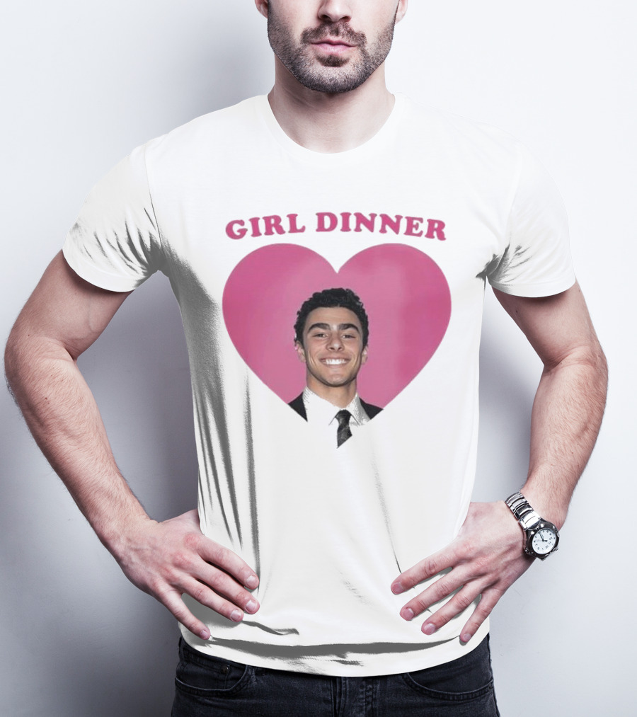 Luigi Mangione Girl Dinner Heart Shape T-Shirt