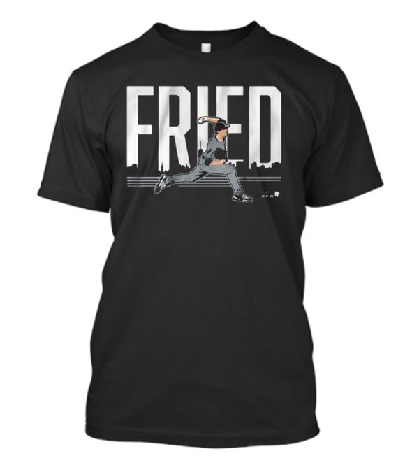 Fried Pitching Skyline New York T-Shirt