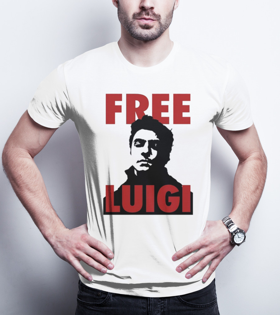 Free Luigi Mangione Bold Statement Iconic T-Shirt