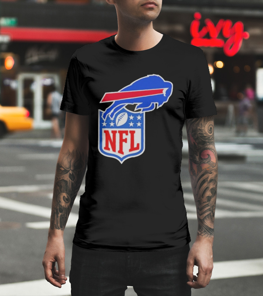Buffalo Bills NFL Football Fusion Mark T-Shirt