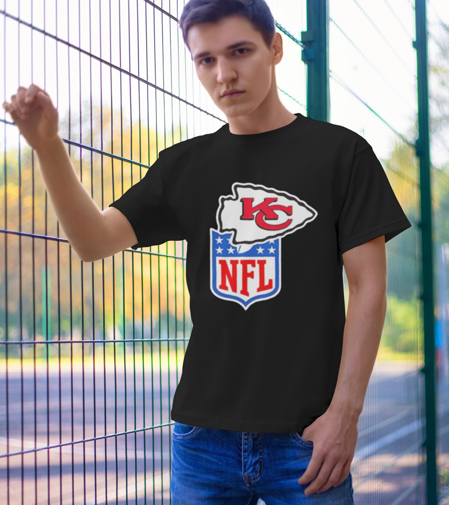 Kansas City Chiefs NFL Shield Emblem Collaboration T-Shirt