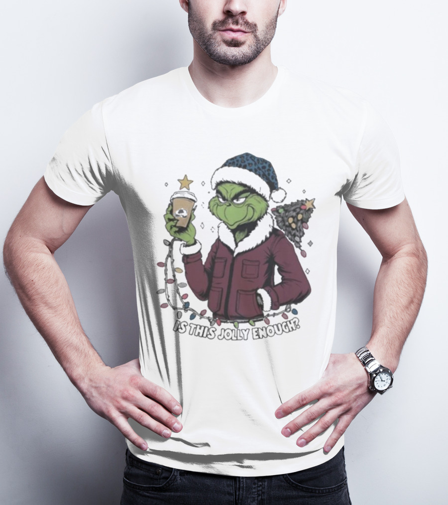 Colorado Avalanche Grinch Is This Jolly Enough Merry Christmas T-Shirt