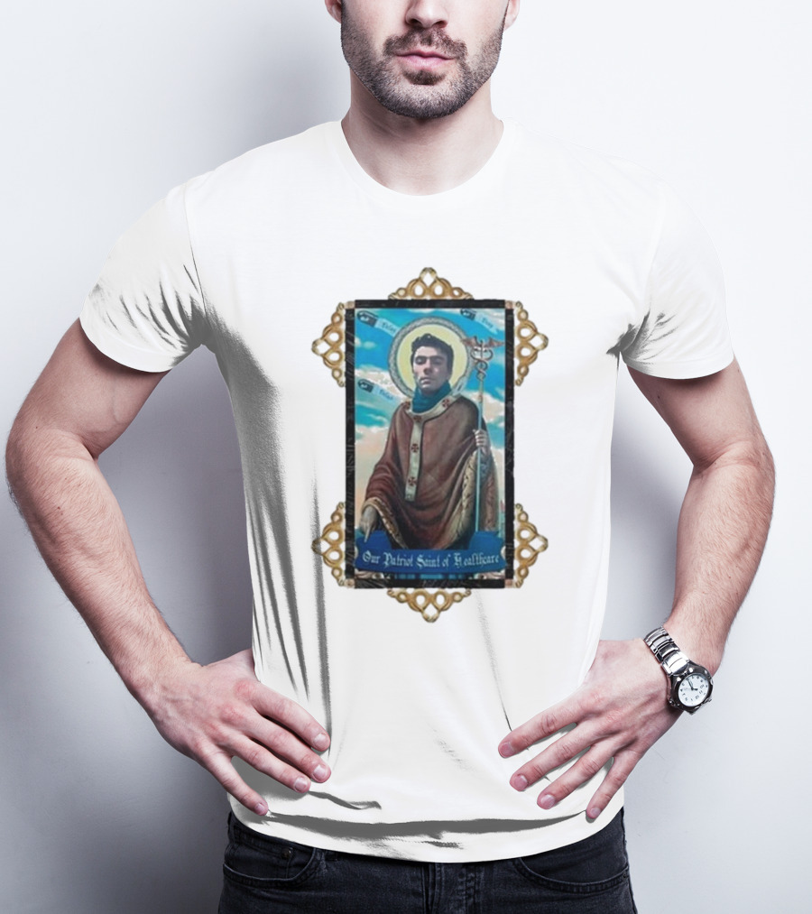 Toy De Jour Luigi Mangione Our Patriot Saint Of Healthcare Framed Image T-Shirt