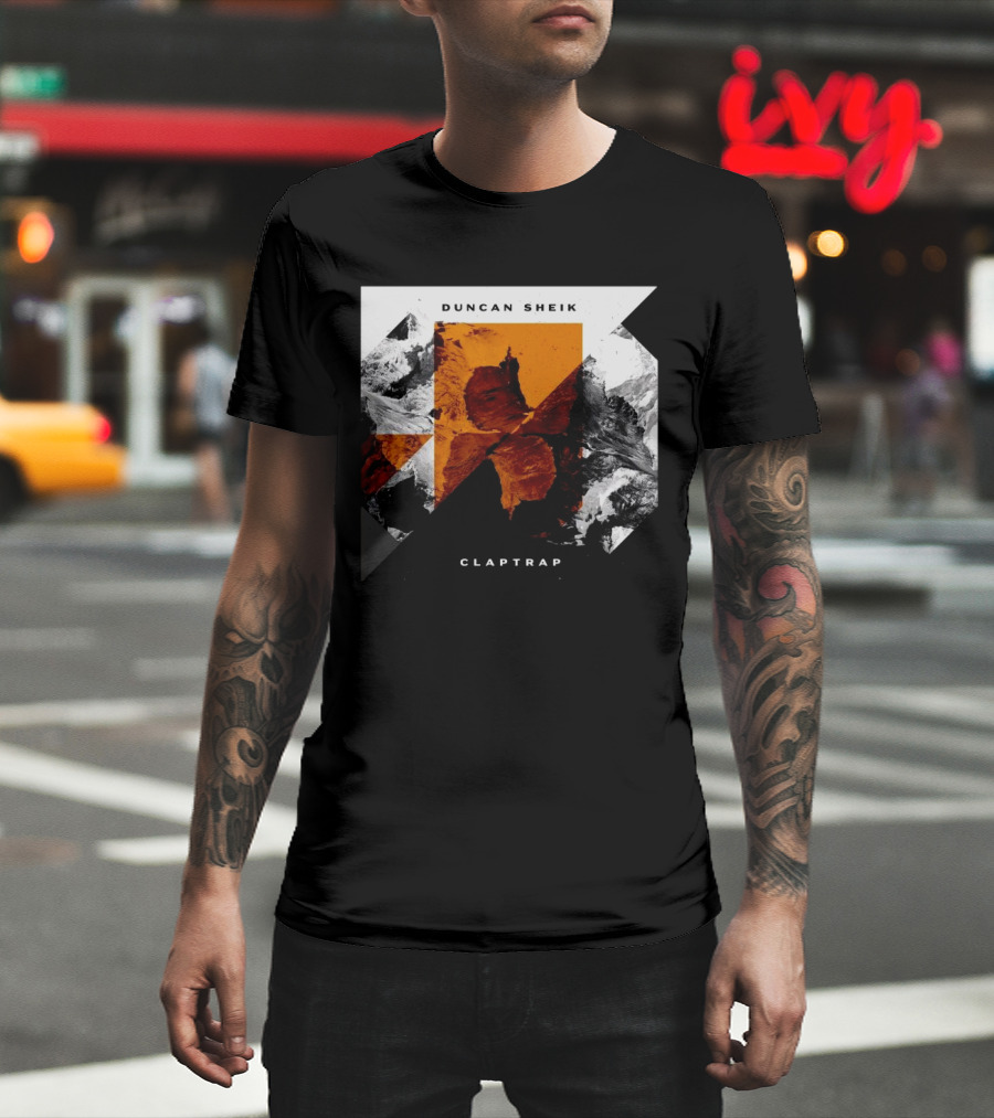 Duncan Sheik Claptrap Abstract Geometric Album Cover T-Shirt