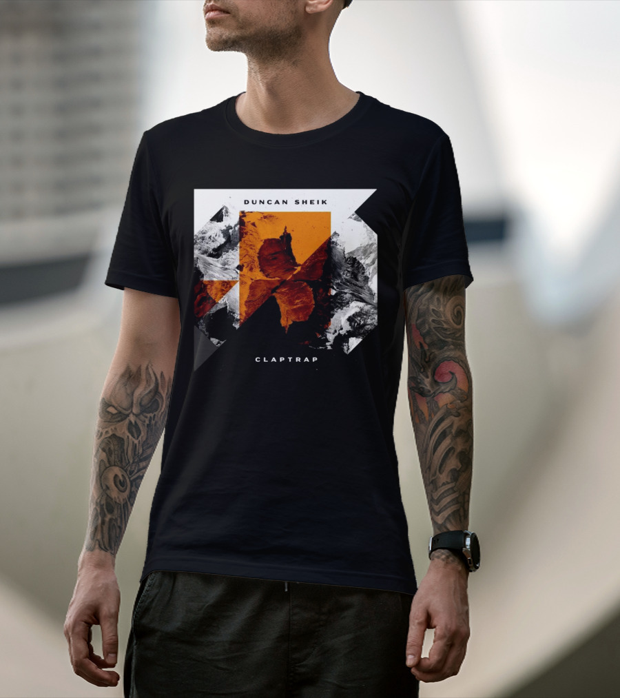 Duncan Sheik Claptrap Abstract Geometric Album Cover T-Shirt