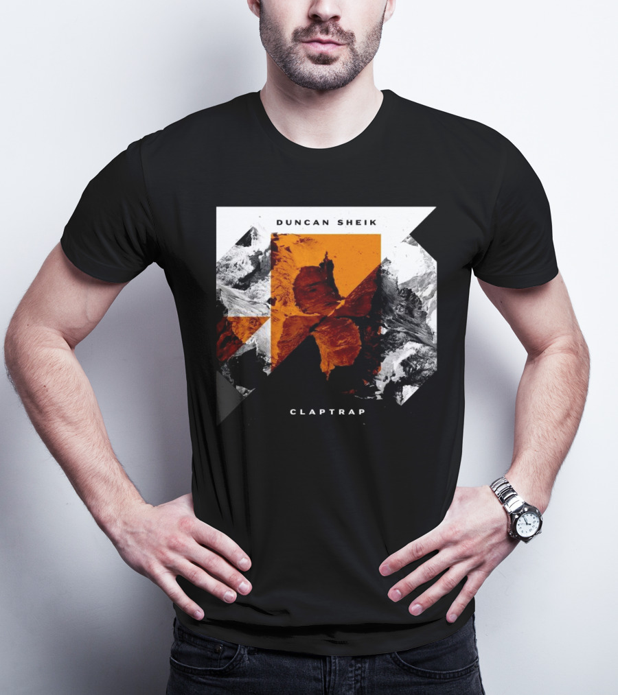 Duncan Sheik Claptrap Abstract Geometric Album Cover T-Shirt