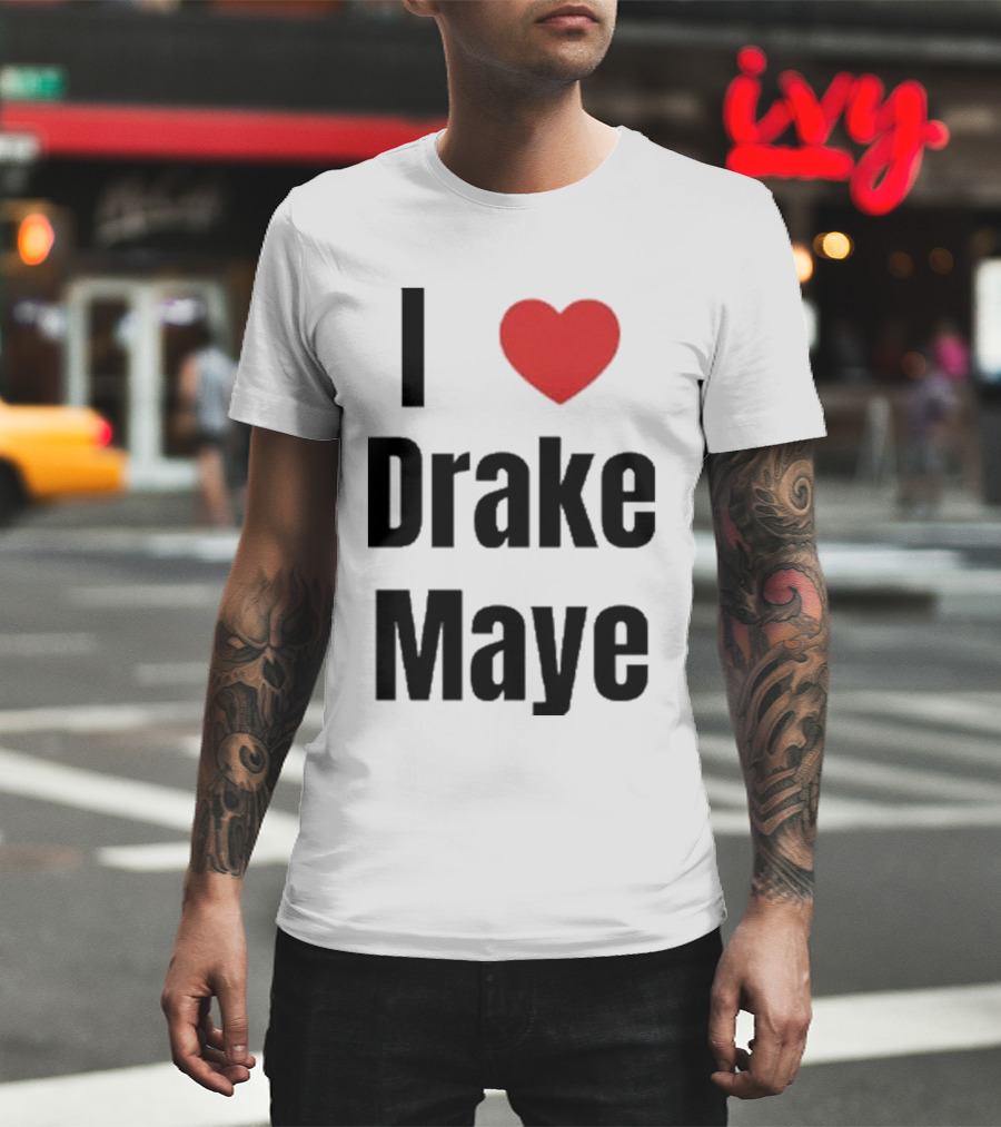 I Heart Drake Maye Fan Love T-Shirt