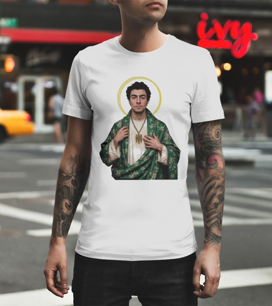 Luigi Mansion Nicola Holy Icon Green Robe T-Shirt
