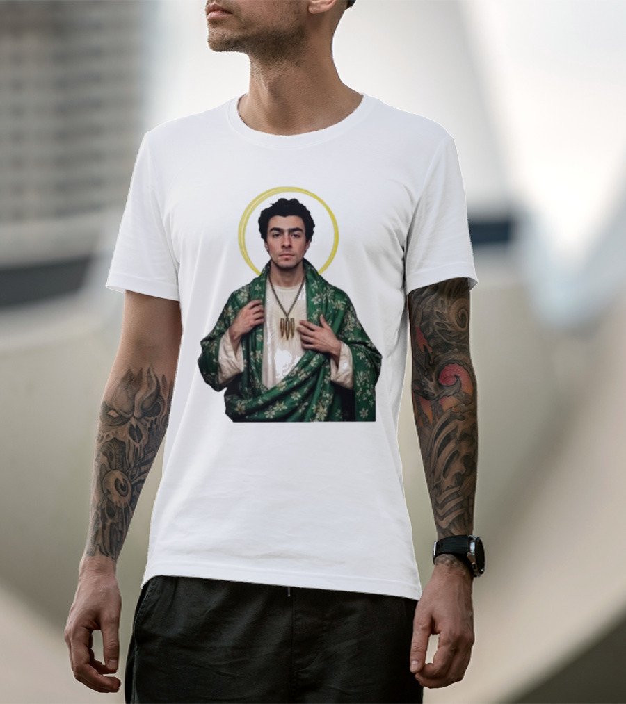 Luigi Mansion Nicola Holy Icon Green Robe T-Shirt