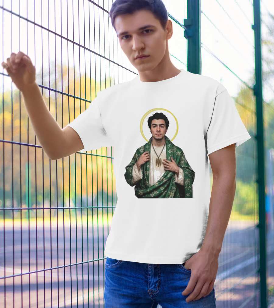 Luigi Mansion Nicola Holy Icon Green Robe T-Shirt