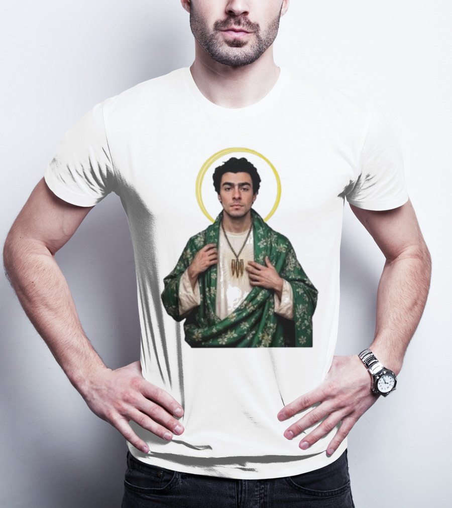 Luigi Mansion Nicola Holy Icon Green Robe T-Shirt