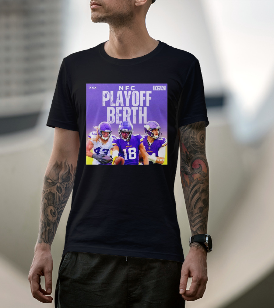 NFC Playoff Berth Minnesota Vikings KFAN T-Shirt
