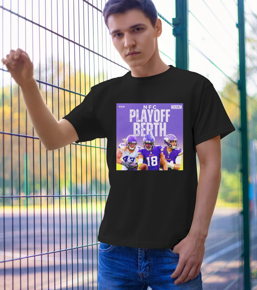 NFC Playoff Berth Minnesota Vikings KFAN T-Shirt