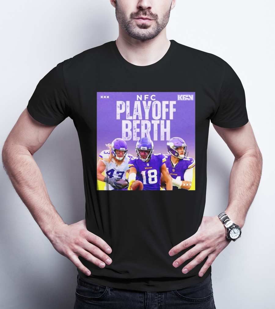 NFC Playoff Berth Minnesota Vikings KFAN T-Shirt