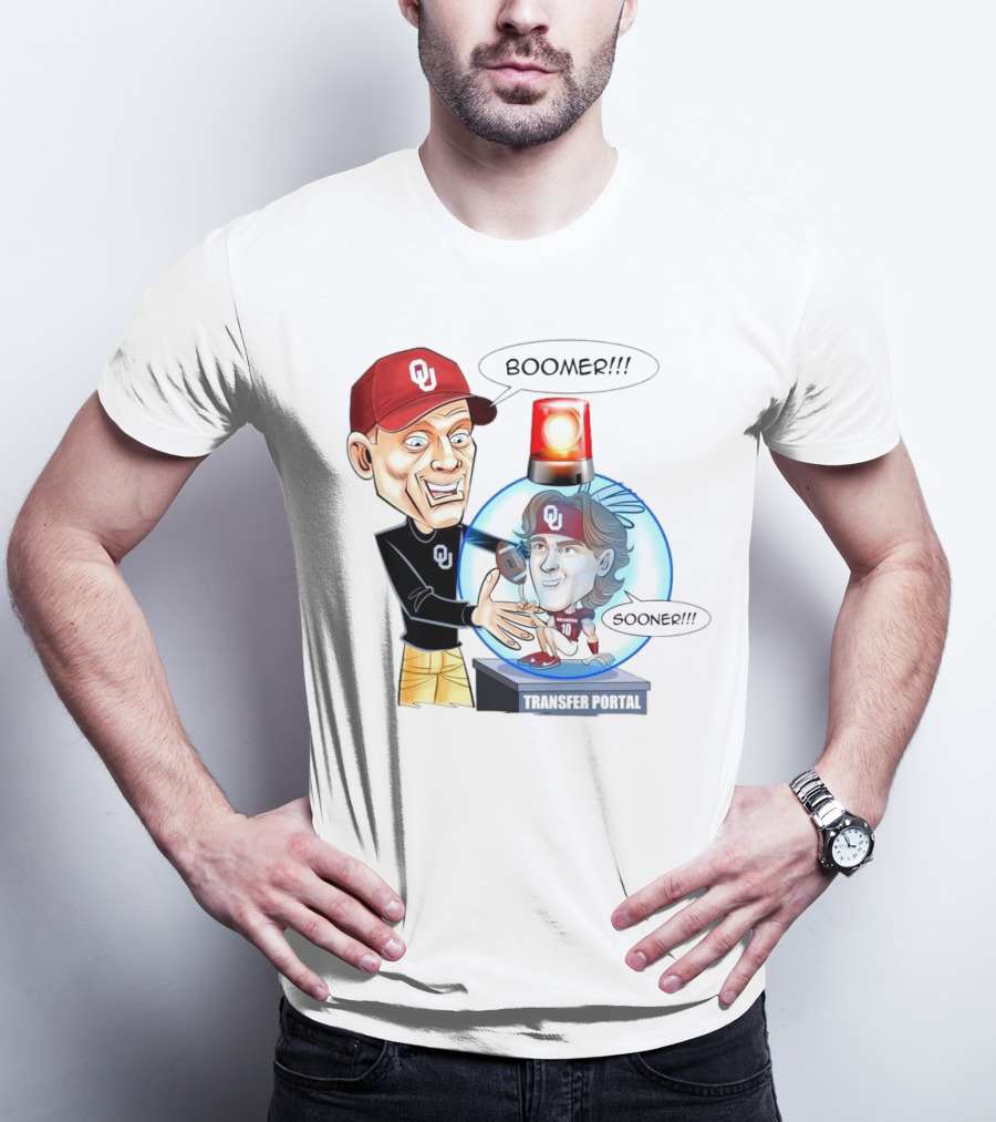 Coach Oklahoma Sooners Boomer Sooner Transfer Portal Jackson Arnold T-Shirt