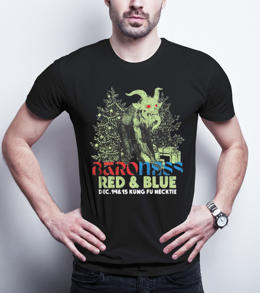 Baroness Red And Blue Dec. 14 And 15 Kung Fu Necktie T-Shirt
