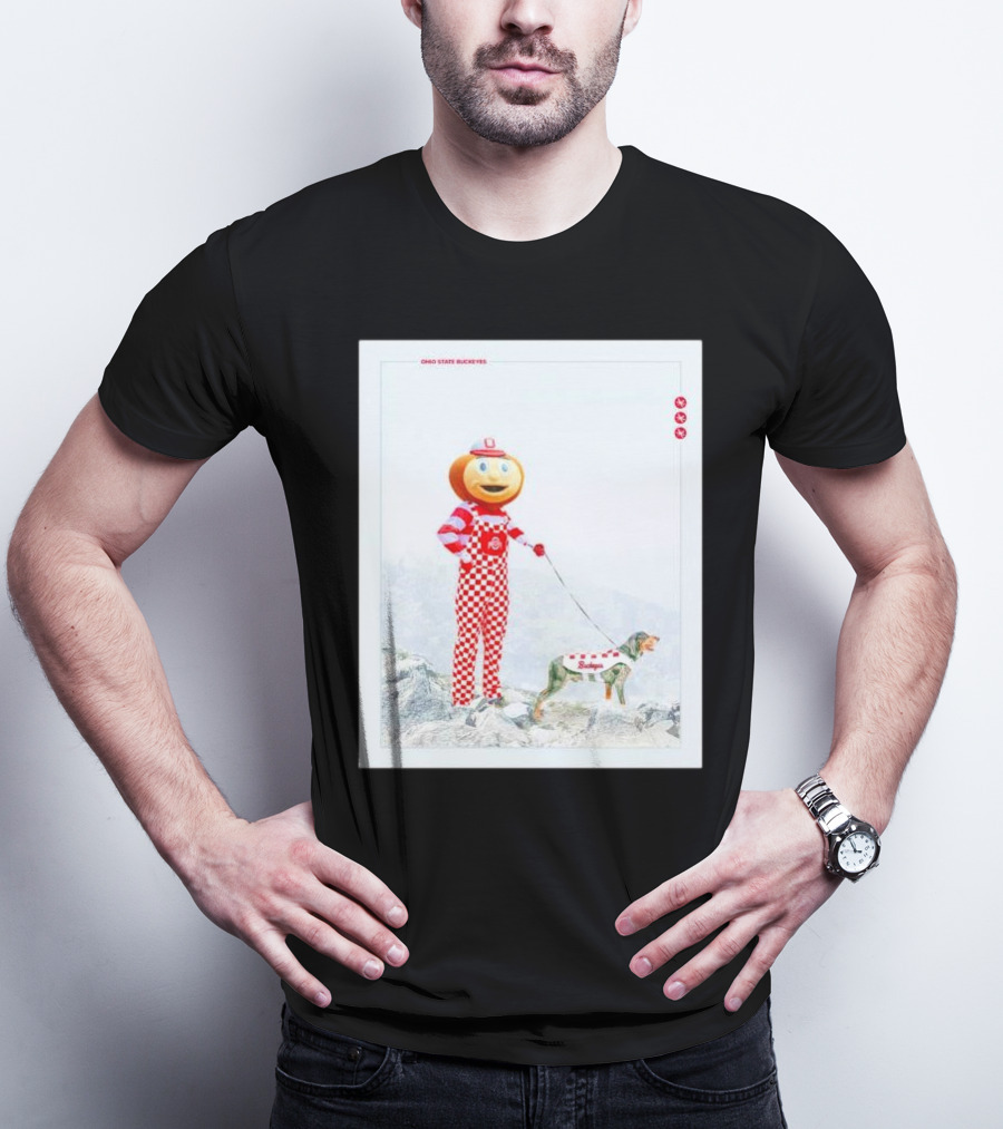 Ohio State Buckeyes Brutus Leads Smokey Over Tennessee Vols Victory T-Shirt
