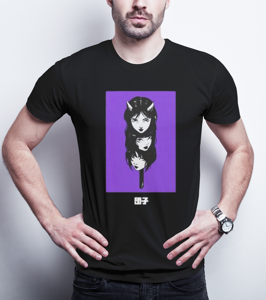 Oni Dango Nogiart Triple Face T-Shirt