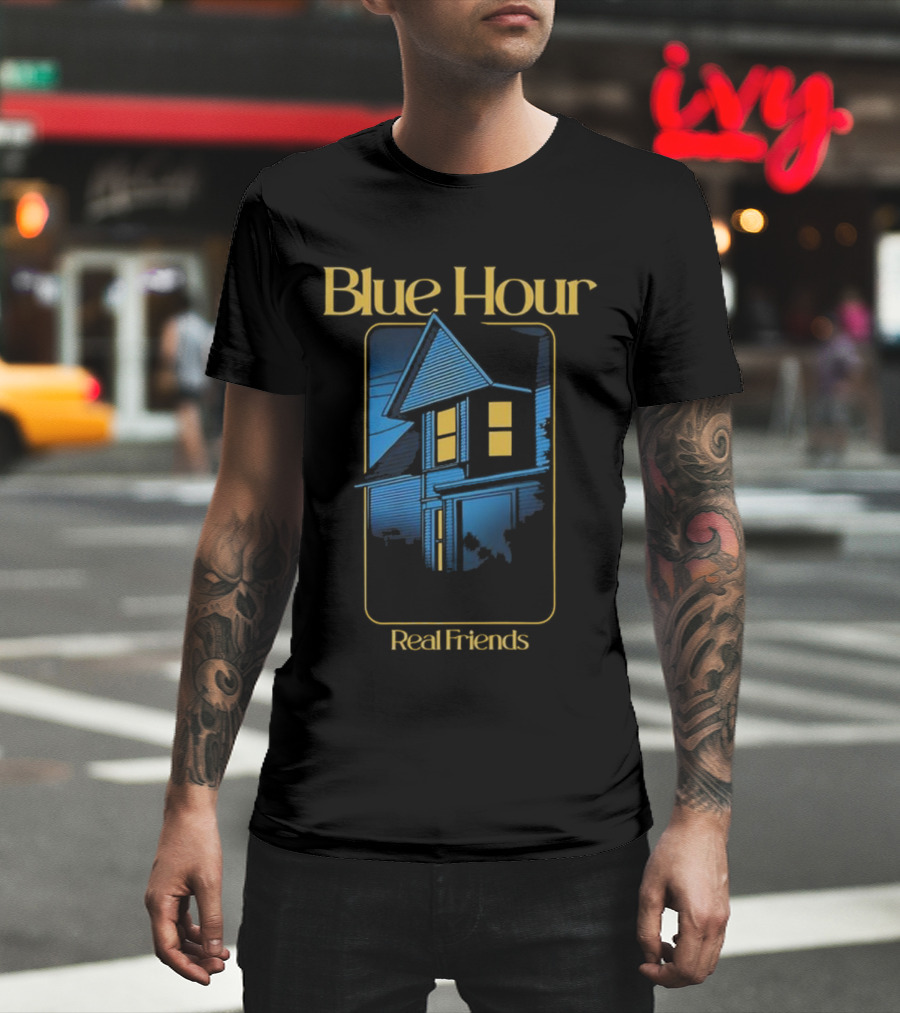 Real Friends Blue Hour House Tour T-Shirt