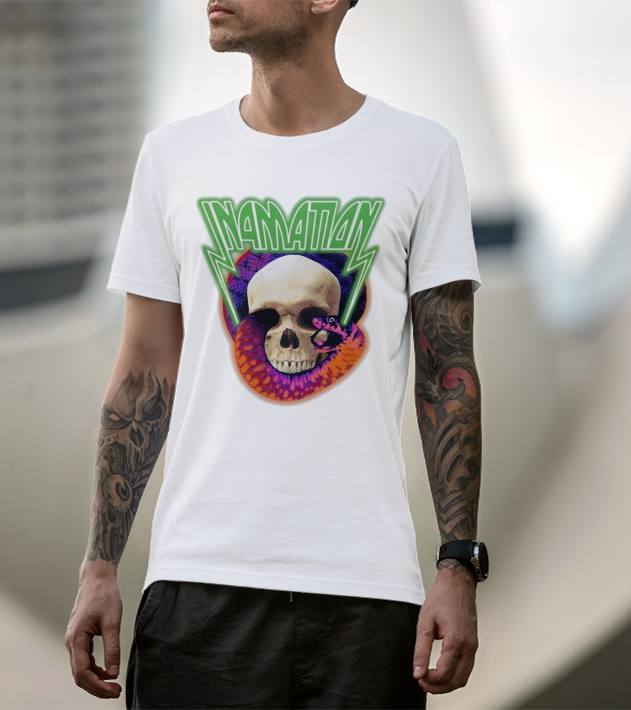 In4mation Skull Snake Iconic T-Shirt