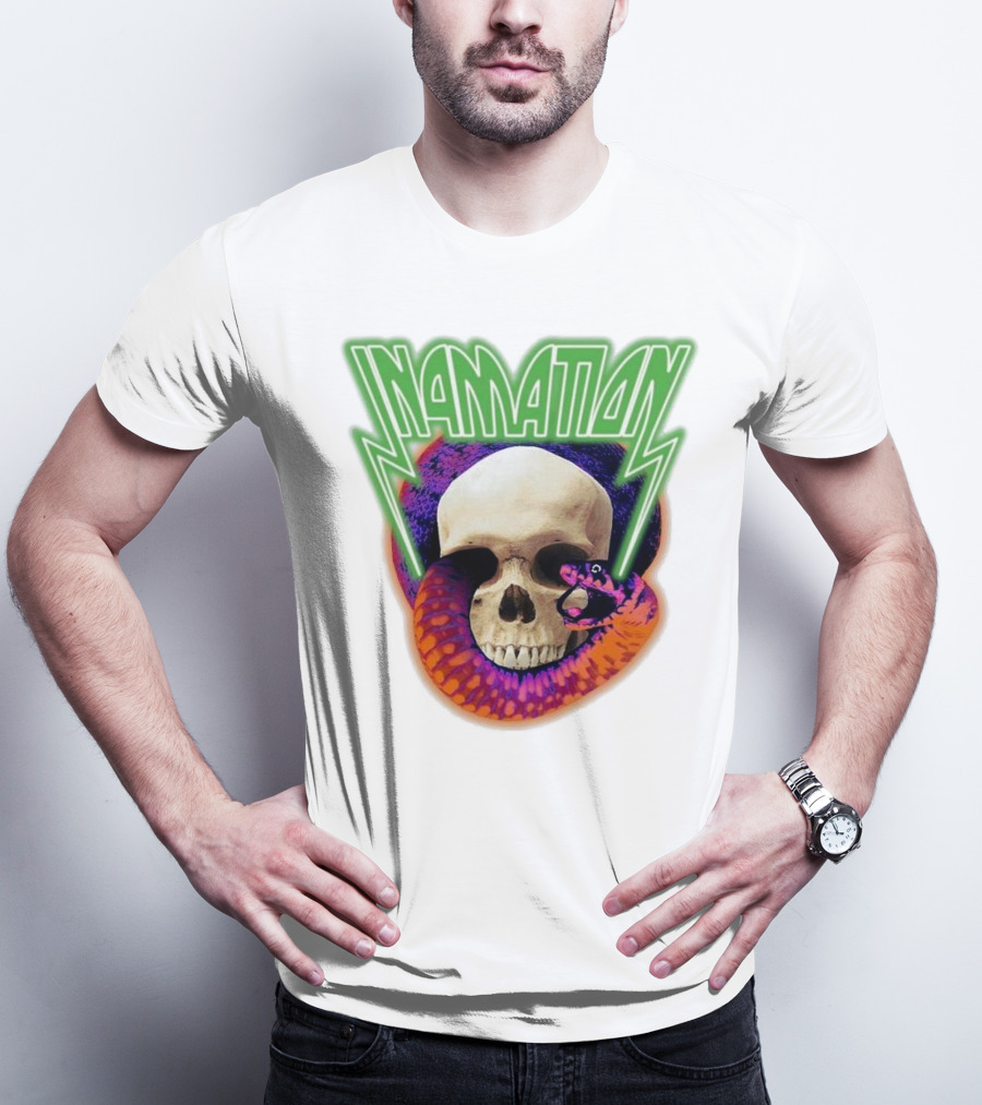 In4mation Skull Snake Iconic T-Shirt