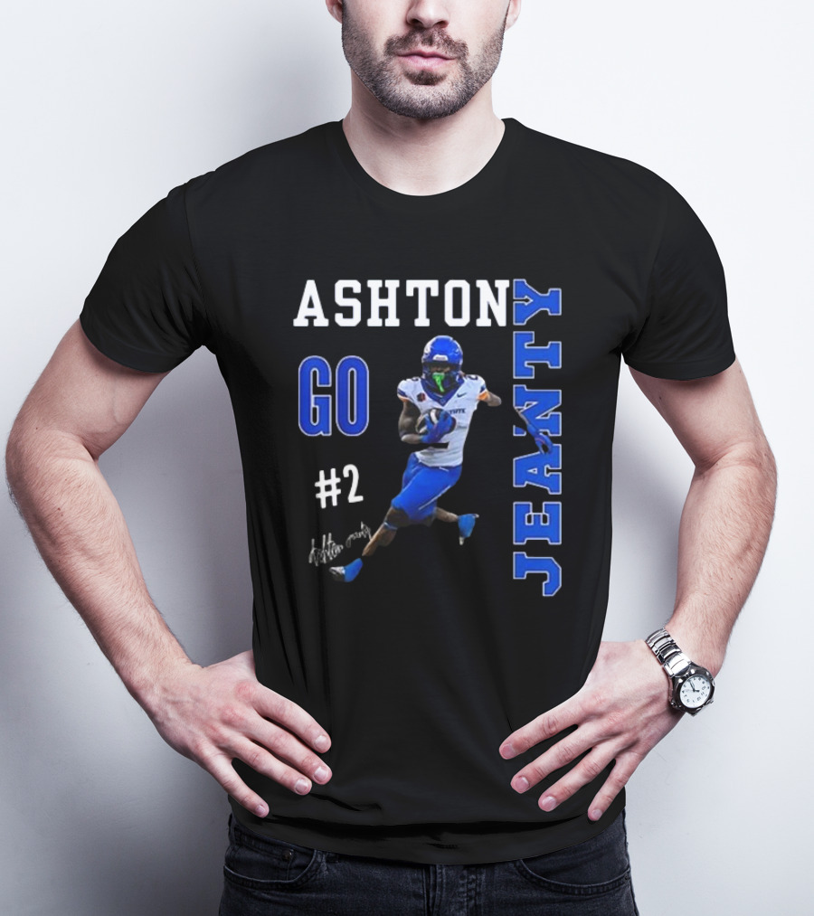 ASHTON GO JEANTY #2 Signature T-Shirt