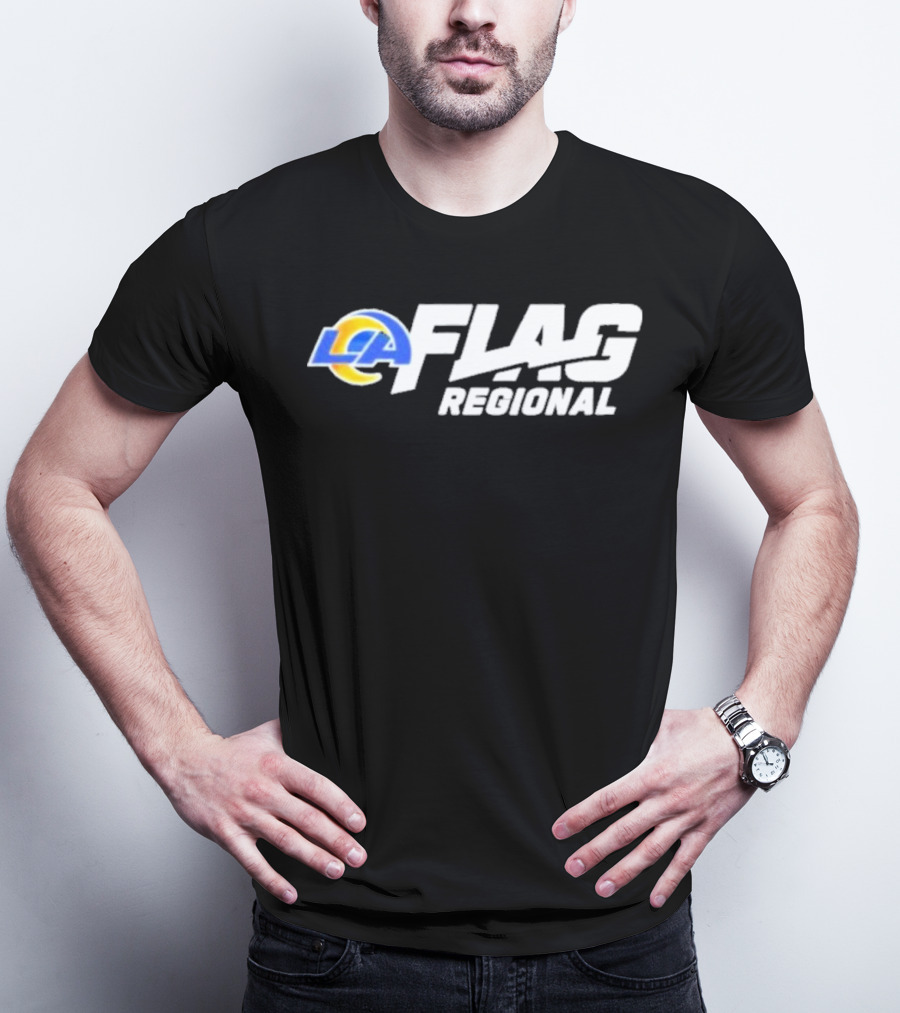 Los Angeles Rams LA Flag Regional NFL Tournaments 2025 T-Shirt