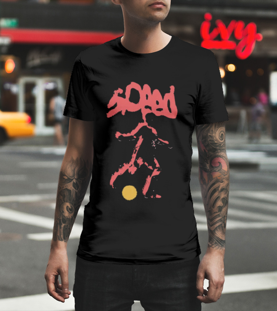 IShowSpeed Soccer Silhouette With Ball Warp T-Shirt