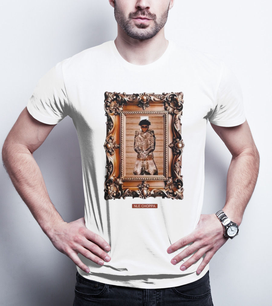 Nle Choppa Picasso Framed Portrait Sluffin Szn X Slut Szn T-Shirt