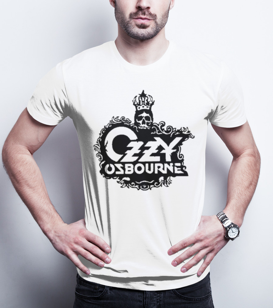 Ozzy Osbourne Skull Crown Gilded T-Shirt
