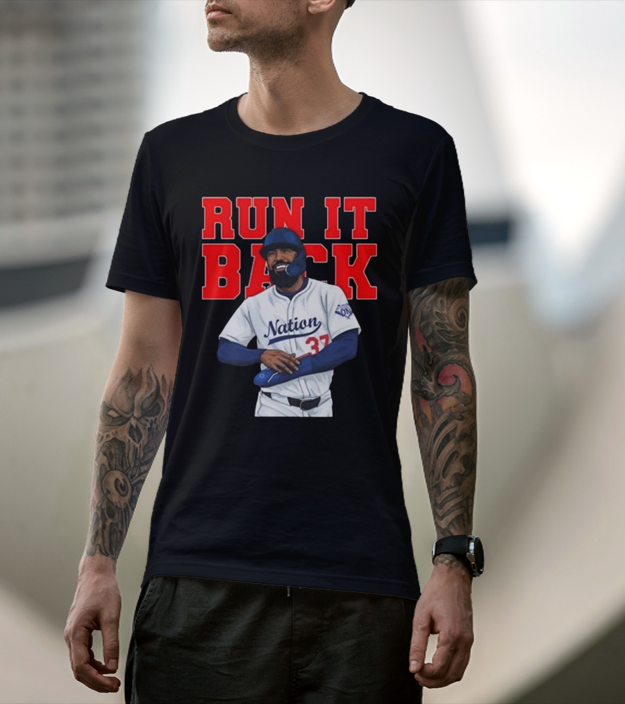 Teoscar Hernández Run It Back Nation 37 Los Angeles Baseball Collection T-Shirt