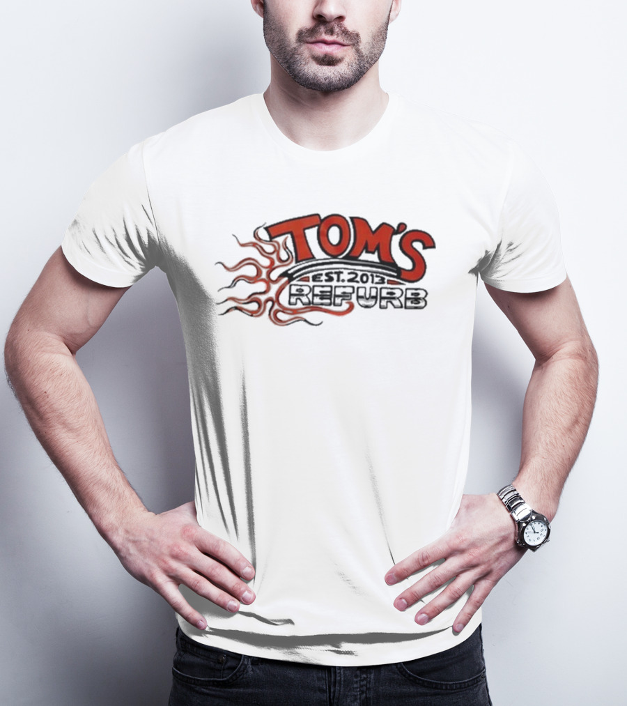 Tom’s Refurb Est. 2013 Flame T-Shirt