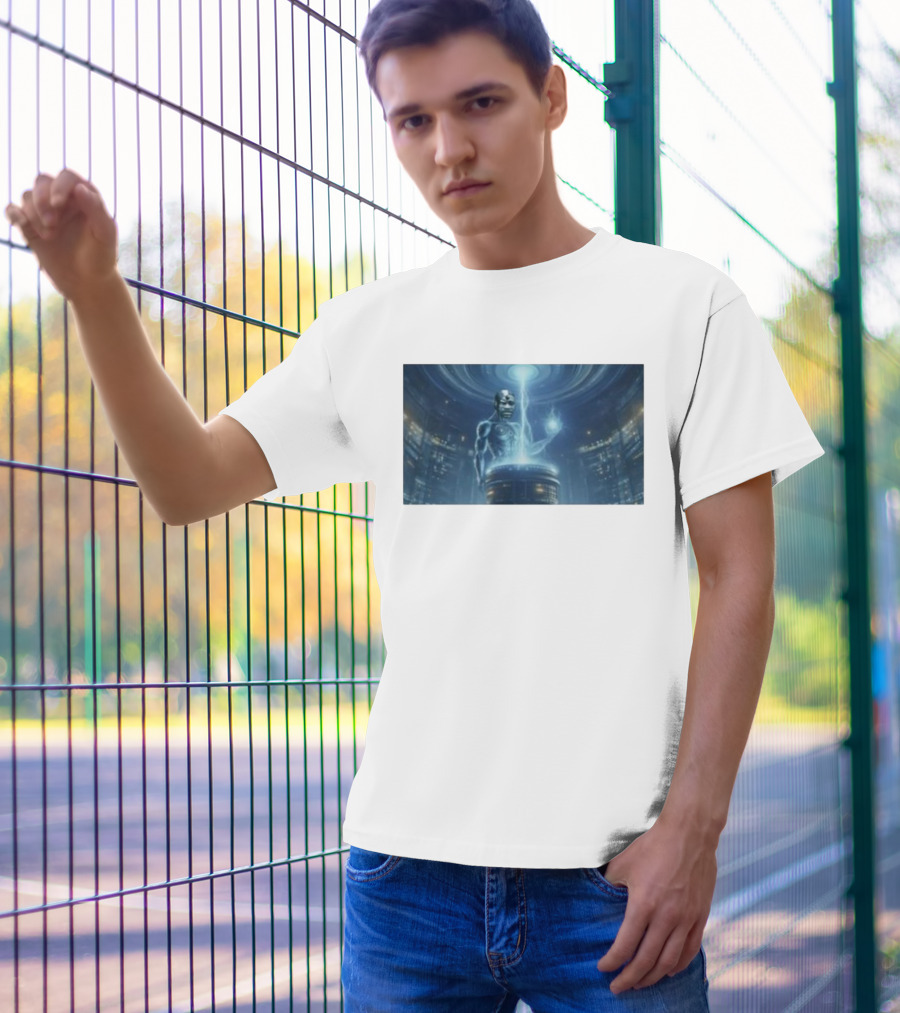 0Xerrl George Droyd Reactor Cybernetic Energy Power Core T-Shirt