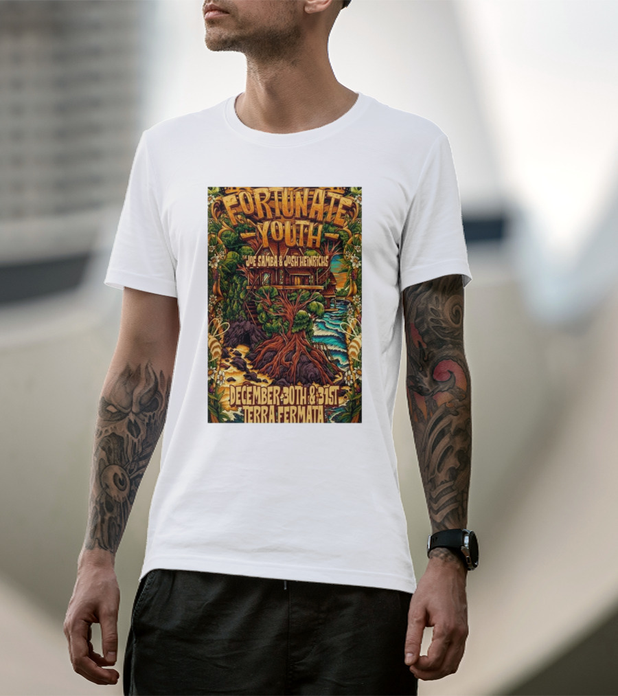 Fortunate Youth With Joe Samba And Josh Heinrichs At Terra Fermata December 30th And 31st T-Shirt