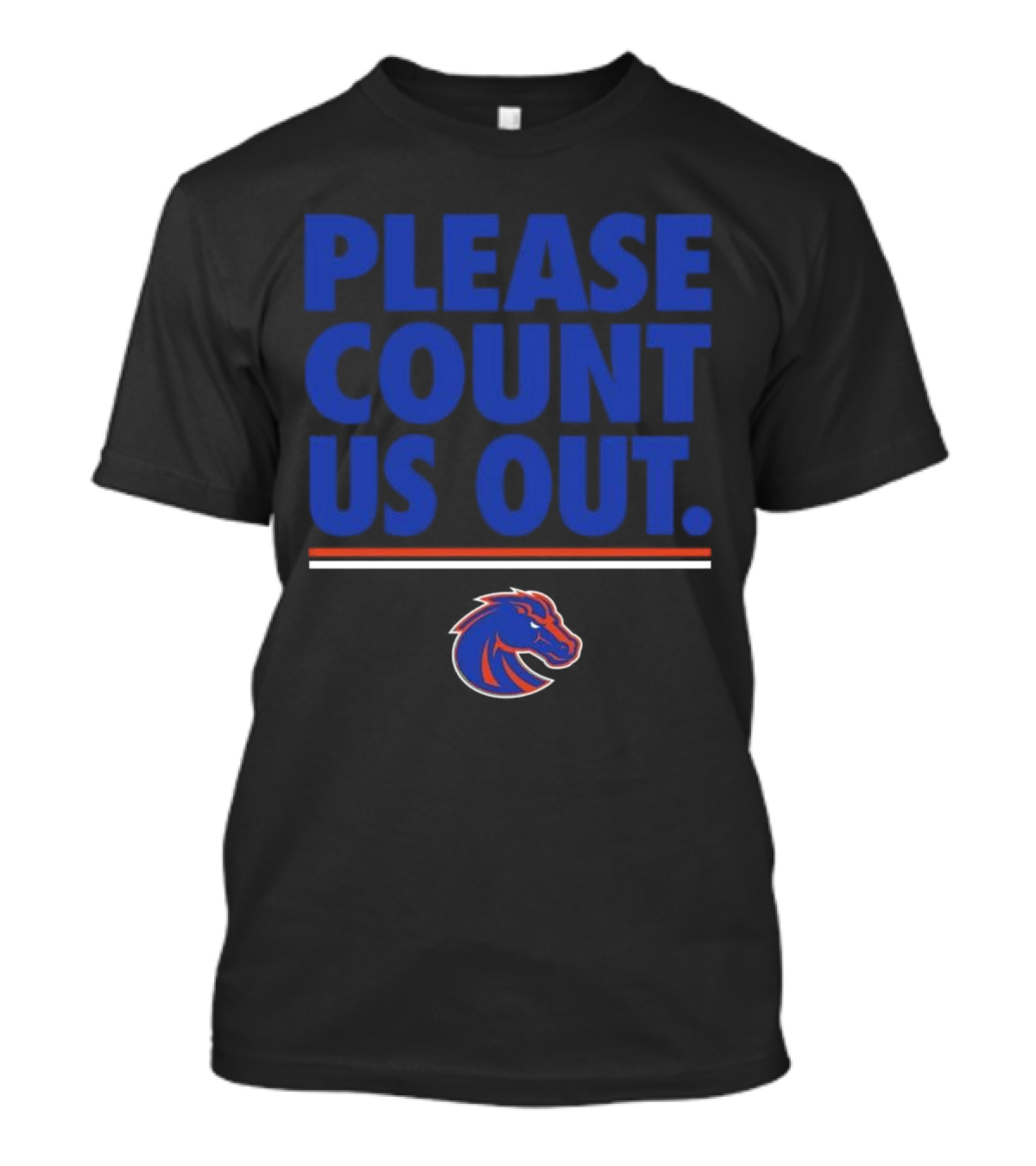 Kaden Anderson Please Count Us Out Boise State Broncos T-Shirt