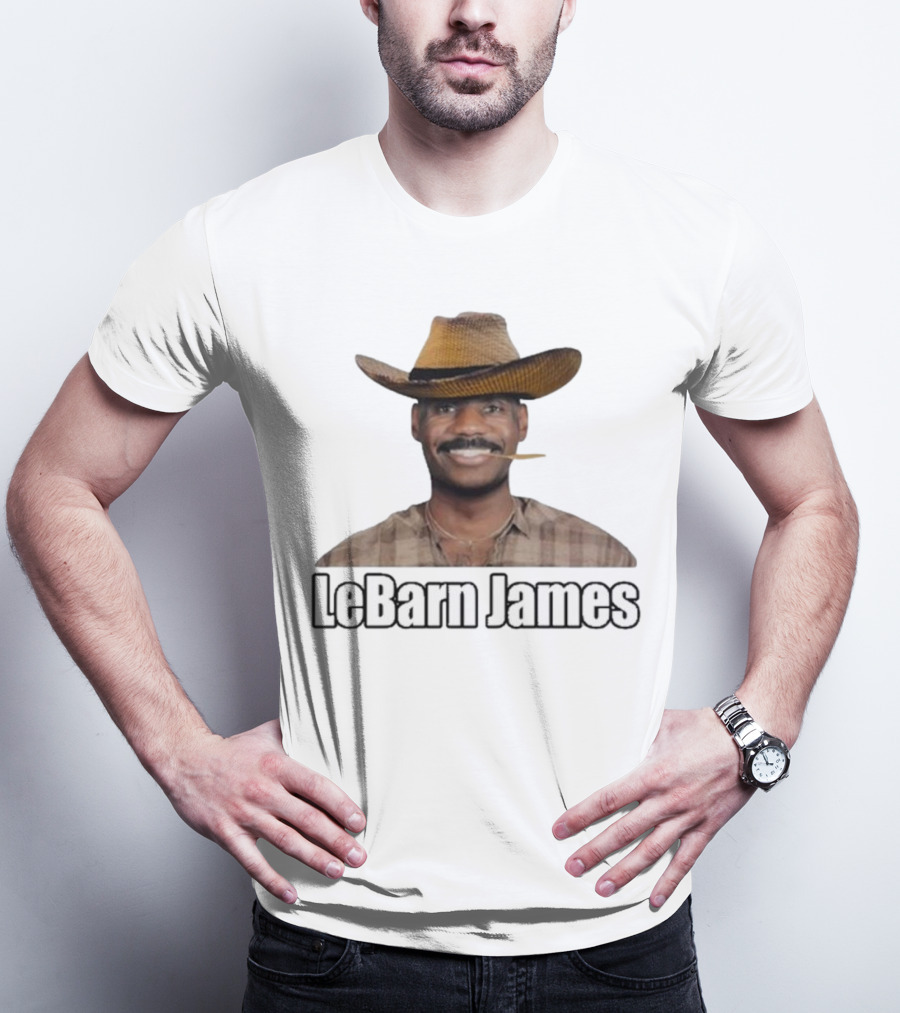 Lebron James Lebarn James Cowboy Hat Mustache T-Shirt