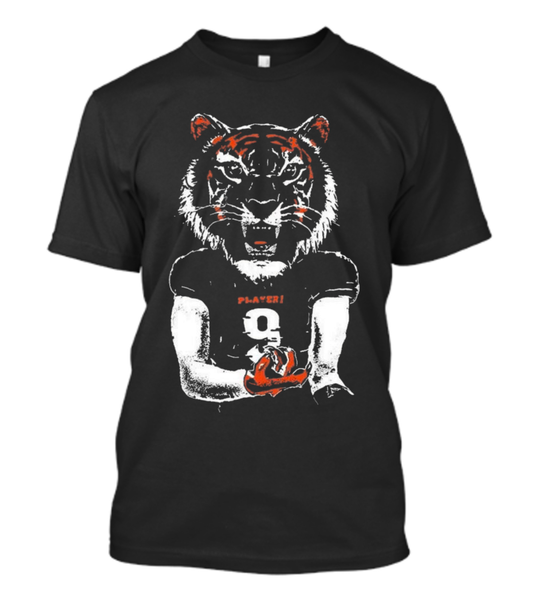 Joe Burrow Ice In My Veins Tiger Player 9 T-Shirt