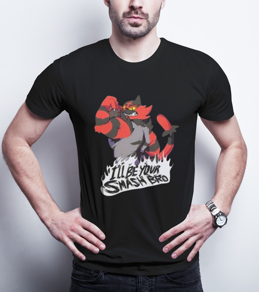 Incineroar I'll Be Your Smash Bro Super Smash Bros T-Shirt