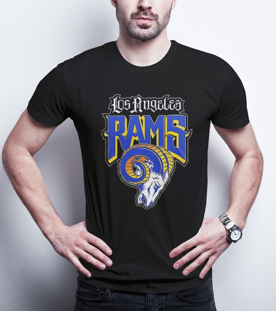 Los Angeles Rams Logo Ram Head Vamos Fans T-Shirt