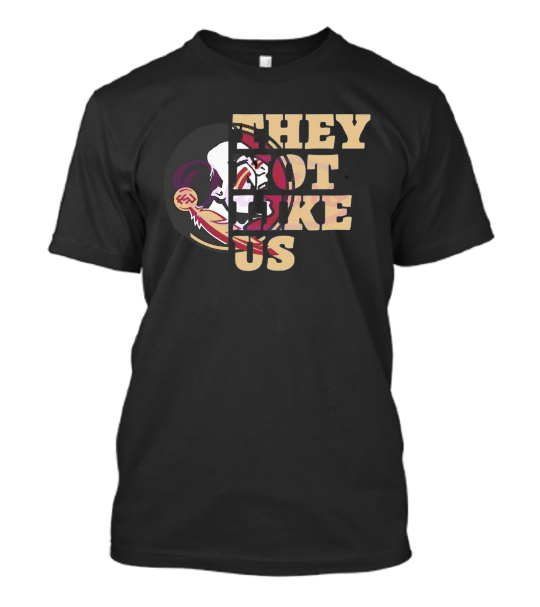 They Not Like Us Florida State Seminoles 2025 Football T-Shirt