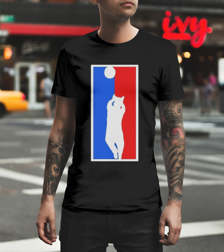 Brad Williams Cat Logo Basketball T-Shirt