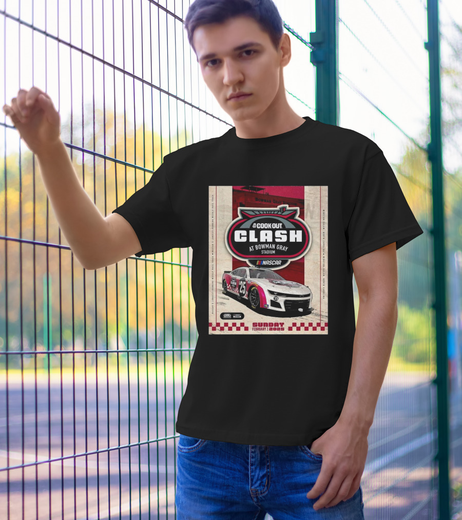 Cook Out Clash NASCAR February 2 2025 Bowman Gray Stadium Winston-Salem North Carolina T-Shirt