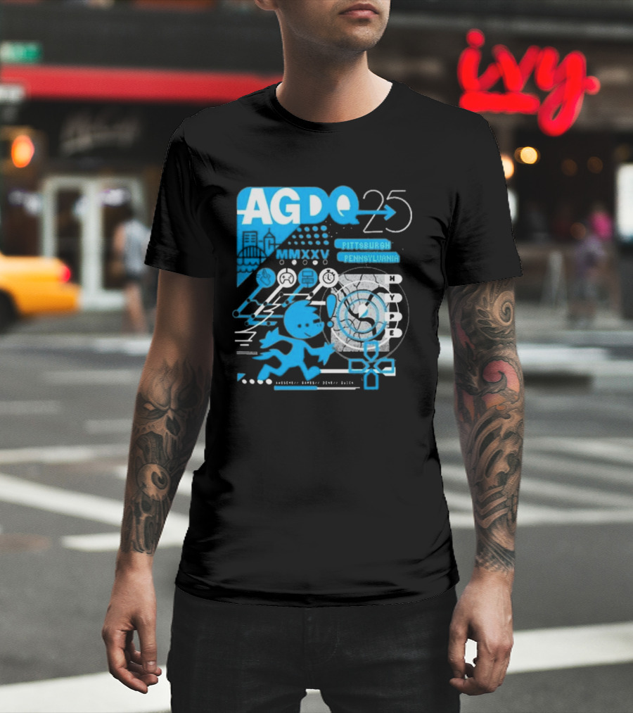 AGDQ 25 Pittsburgh Pennsylvania MMXXV Hype Speed Run Event T-Shirt