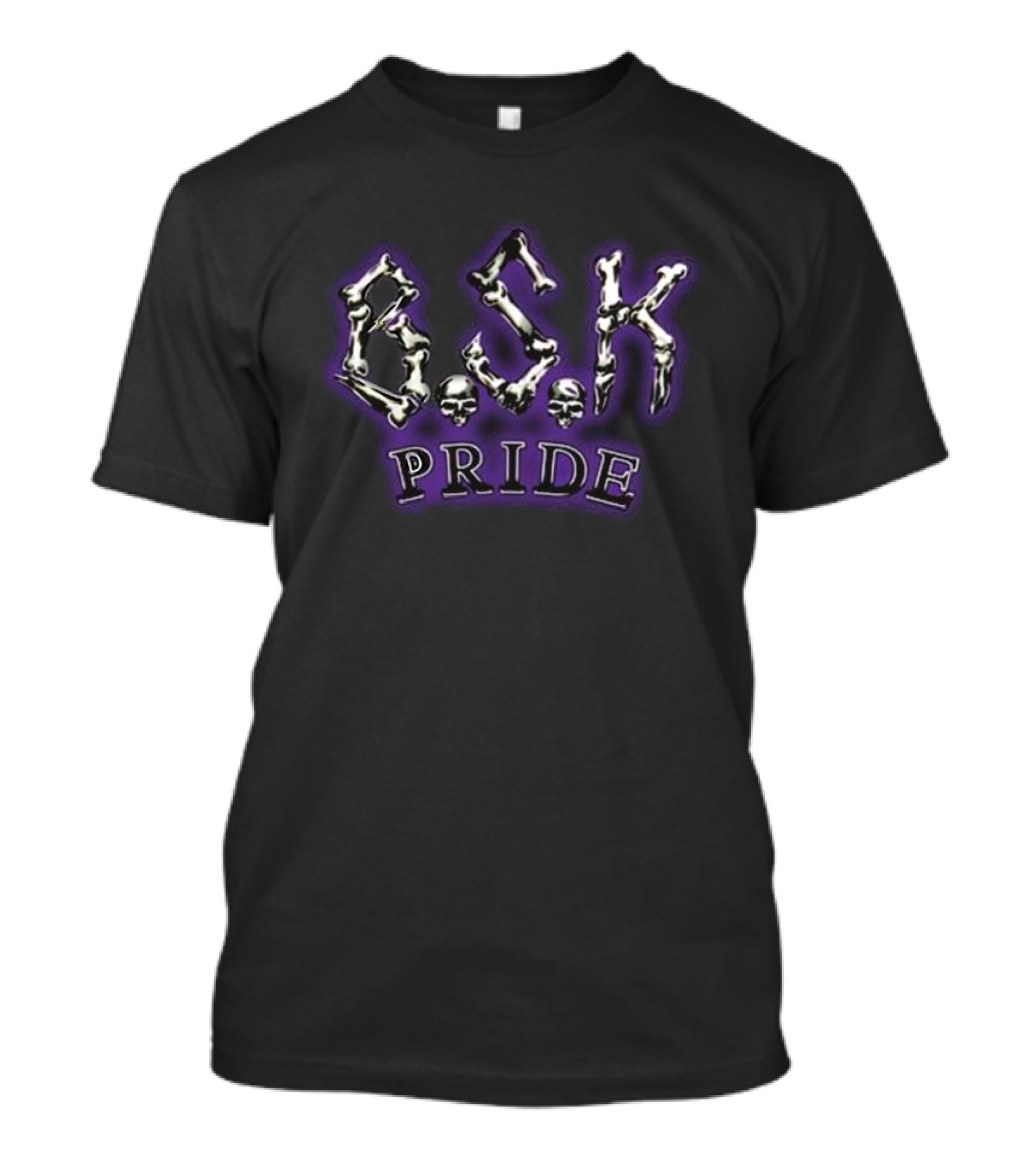 Mark Calaway The Undertaker B.S.K Pride Bone Skull T-Shirt