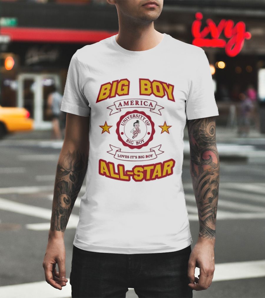 Big Boy University Of America All-Star Loves It's Big Boy T-Shirt