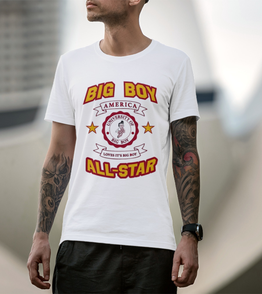 Big Boy University Of America All-Star Loves It's Big Boy T-Shirt